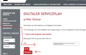 Seat Digitales Serviceheft